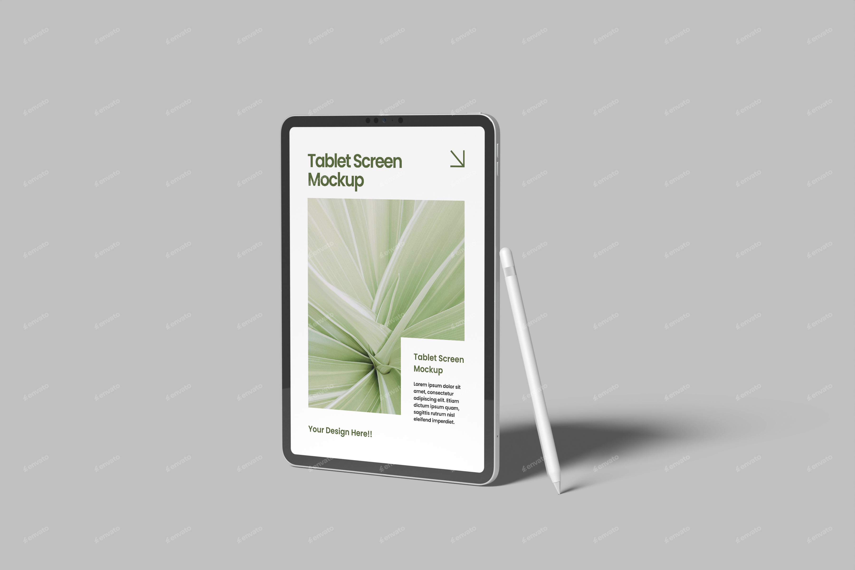 Tablet Screen Mockup, Graphics | GraphicRiver